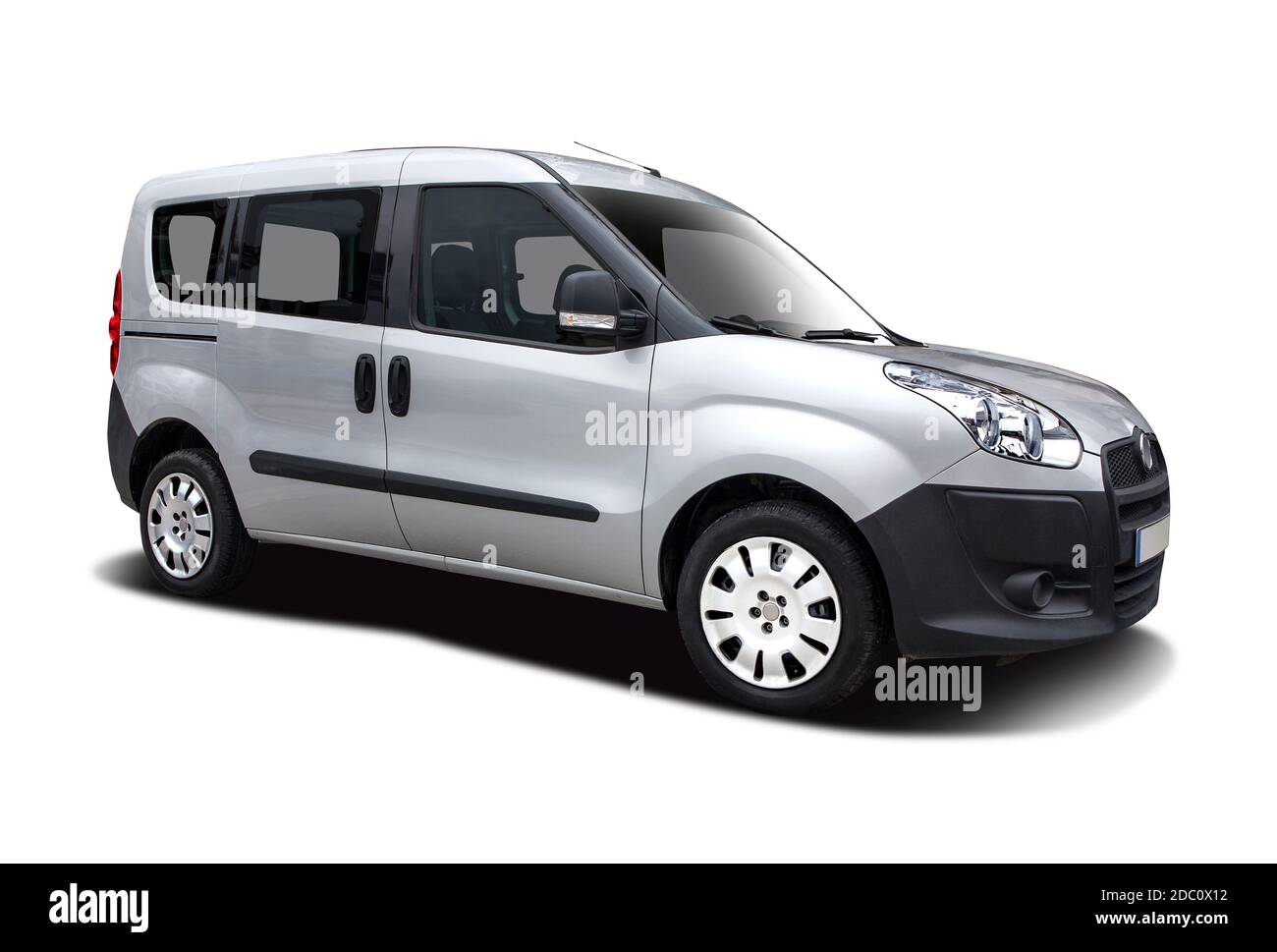 Italian MPV car isolated on white background Stock Photo - Alamy