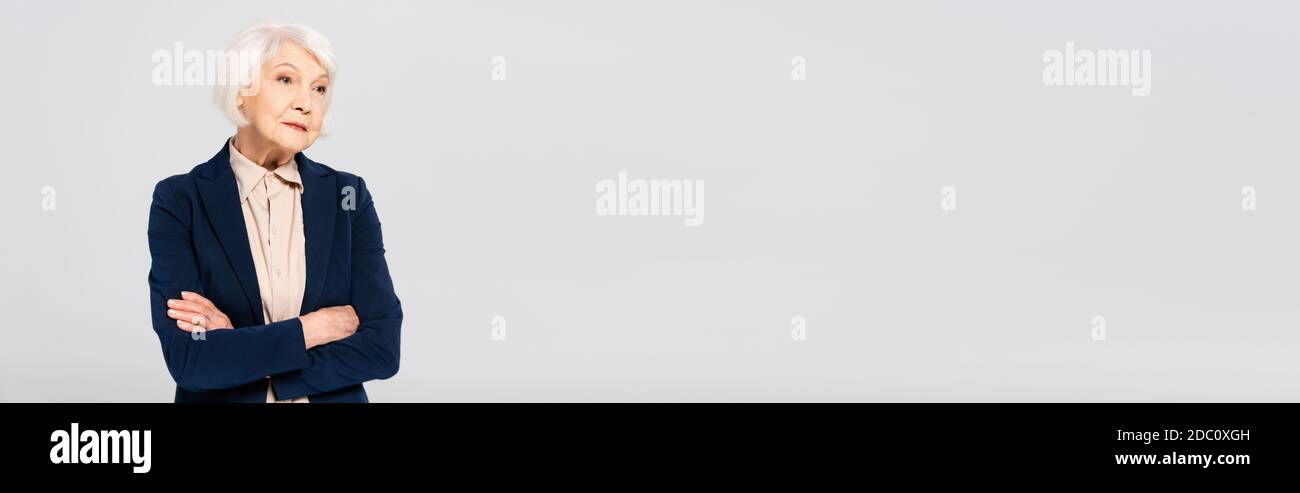 Website header shot elderly hi-res stock photography and images - Alamy