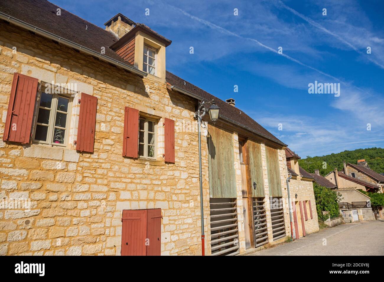 Perigord Noir, Saint Amand de Coly typical houses, labelled Les Plus ...