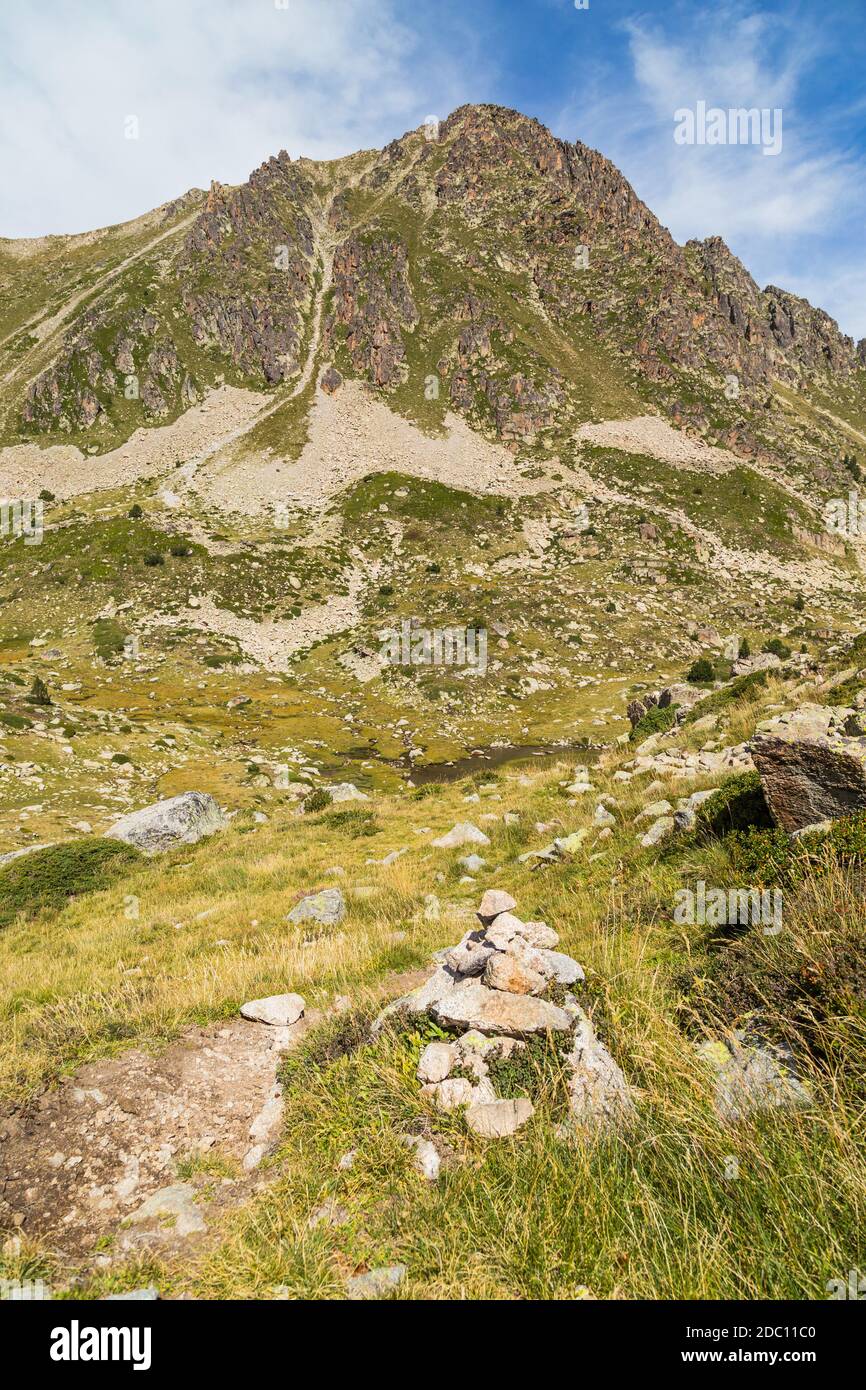 Andorra Pyrenees Mountains near the Estany Primer lake Stock Photo - Alamy