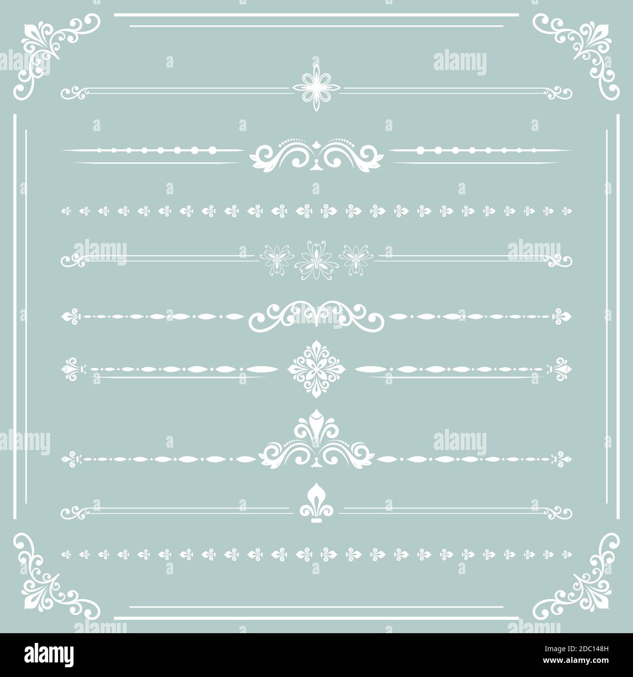 Set of Vector Horizontal Patterns Stock Vector Image & Art - Alamy