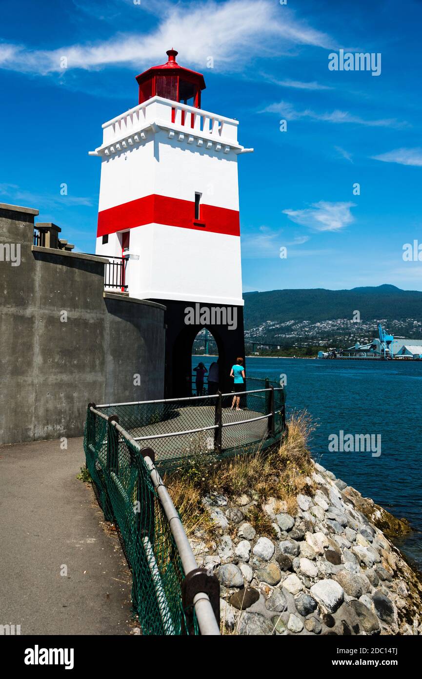 Brockton Point Lighthouse (1914), designed by Thomas Hayton Mawson ...