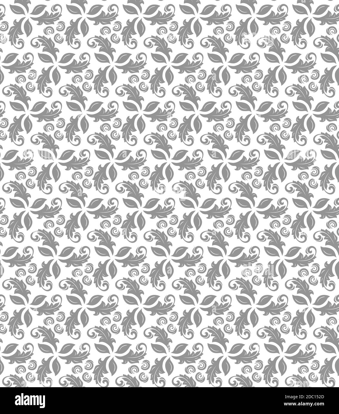 Seamless floral fine pattern Cut Out Stock Images & Pictures - Alamy