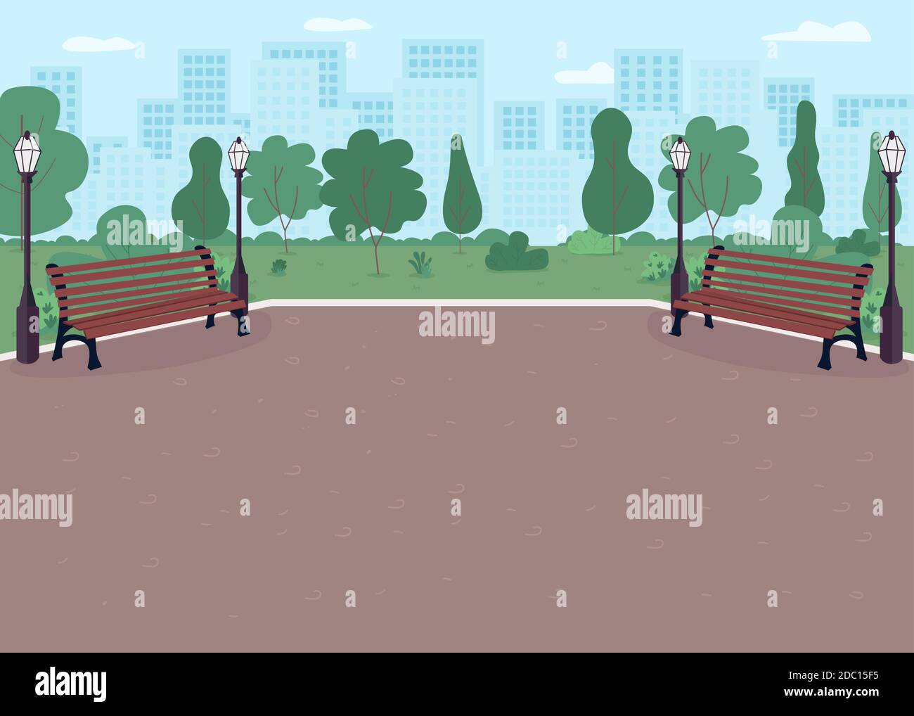 Plaza area Stock Vector Images - Alamy