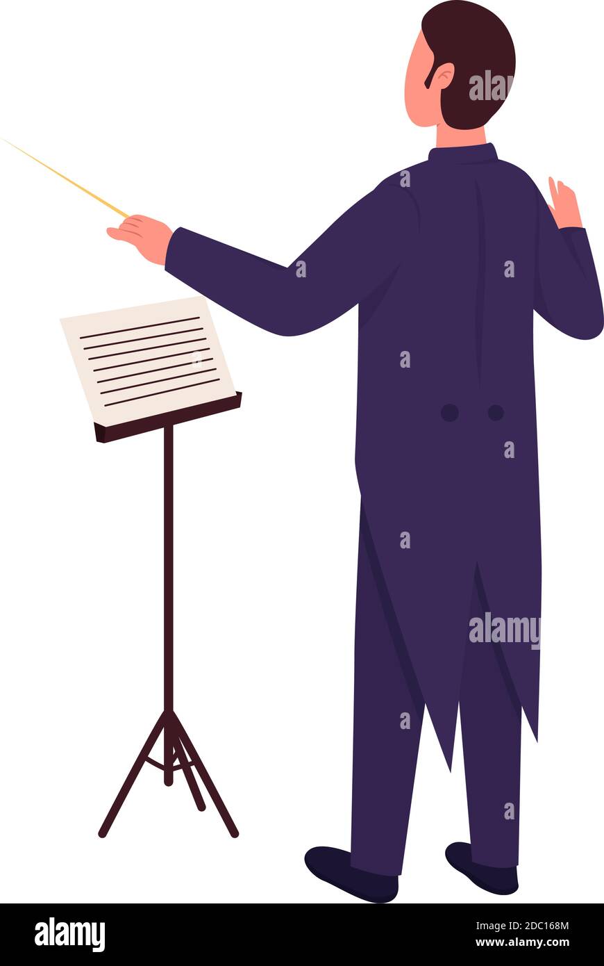 Orchestra stage stand Stock Vector Images - Alamy