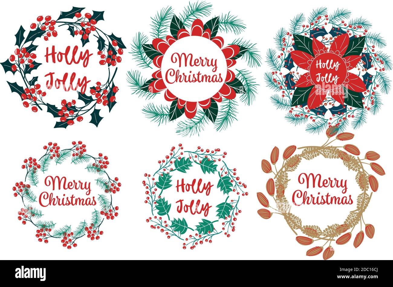 Leaf art christmas cards Cut Out Stock Images & Pictures - Alamy