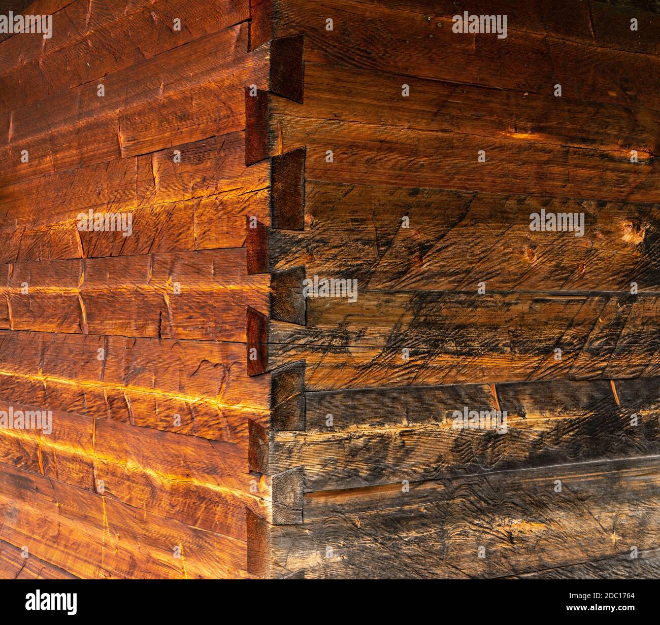 Wooden Rustic texture or background. Aged wood wall and boards Stock ...