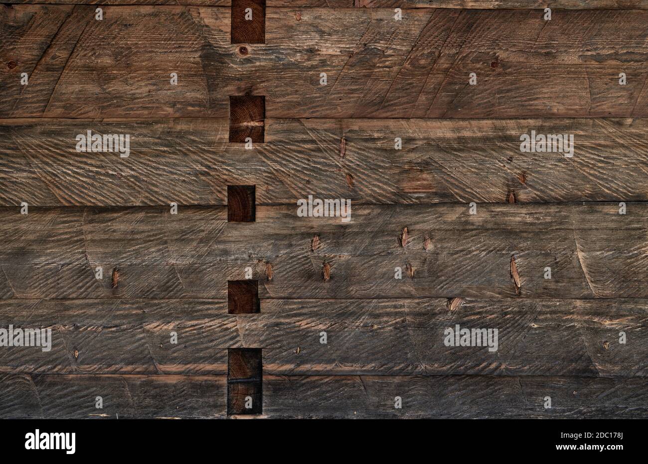 Wooden Rustic texture or background. Aged wood wall and boards Stock ...