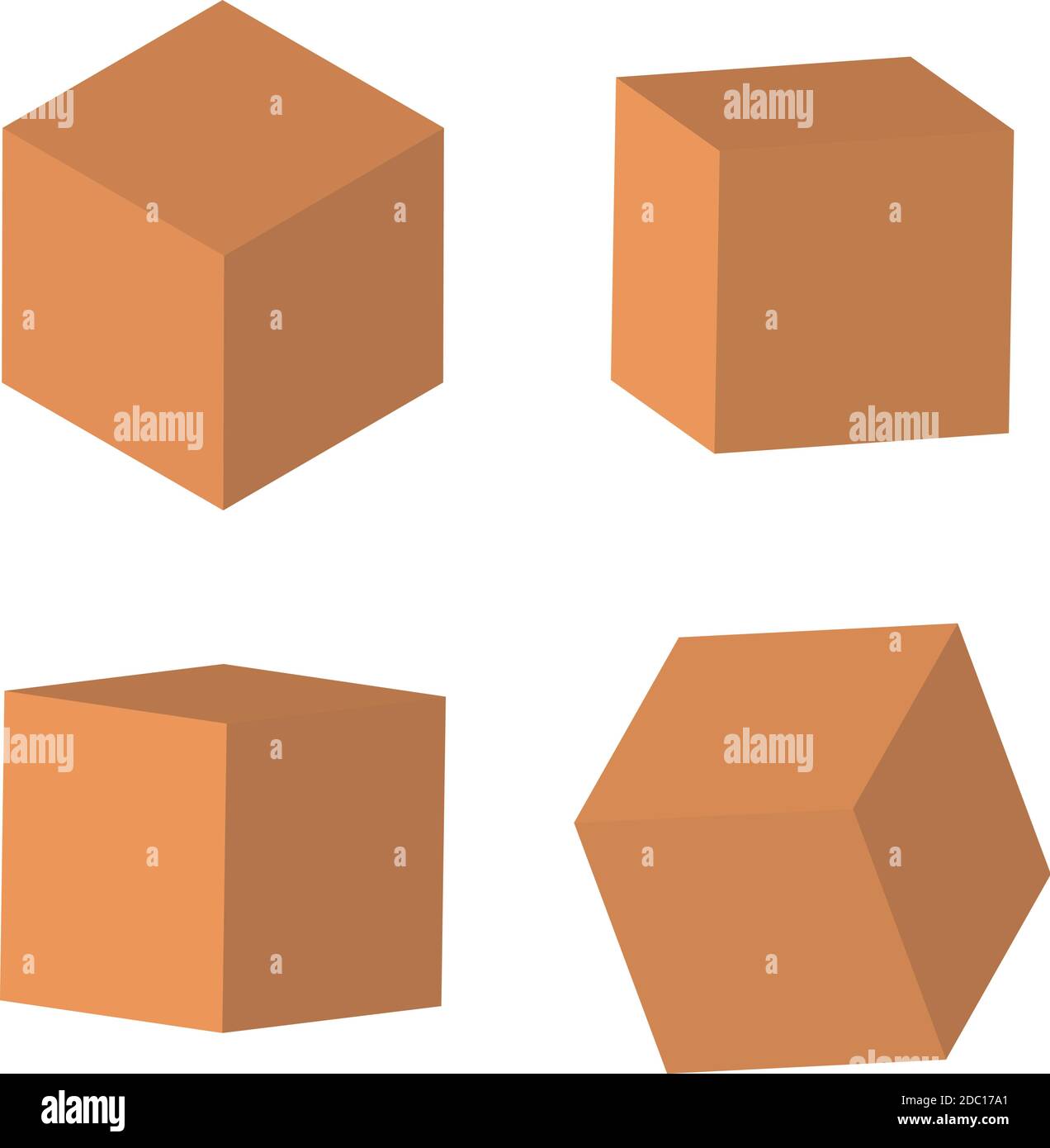 Isometric cardboard box packaging isolated, vector illustration design ...