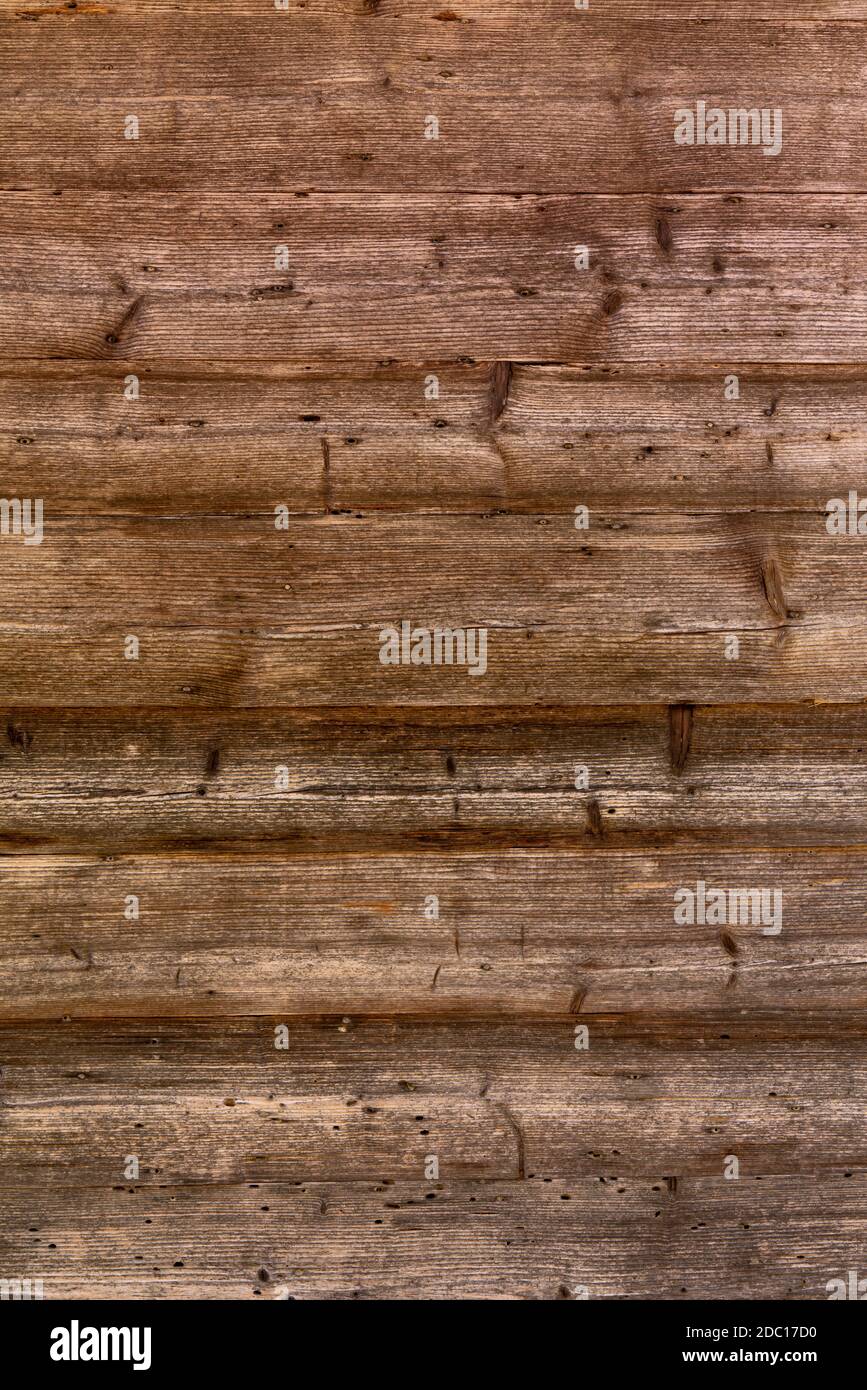Wooden Rustic texture or background. Aged wood wall and boards Stock ...