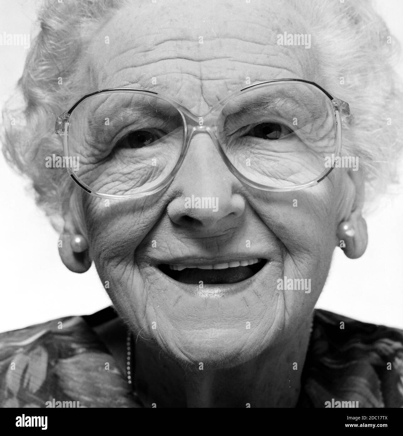 Portraits of the elderly: One of a collection of portraits taken of the ...