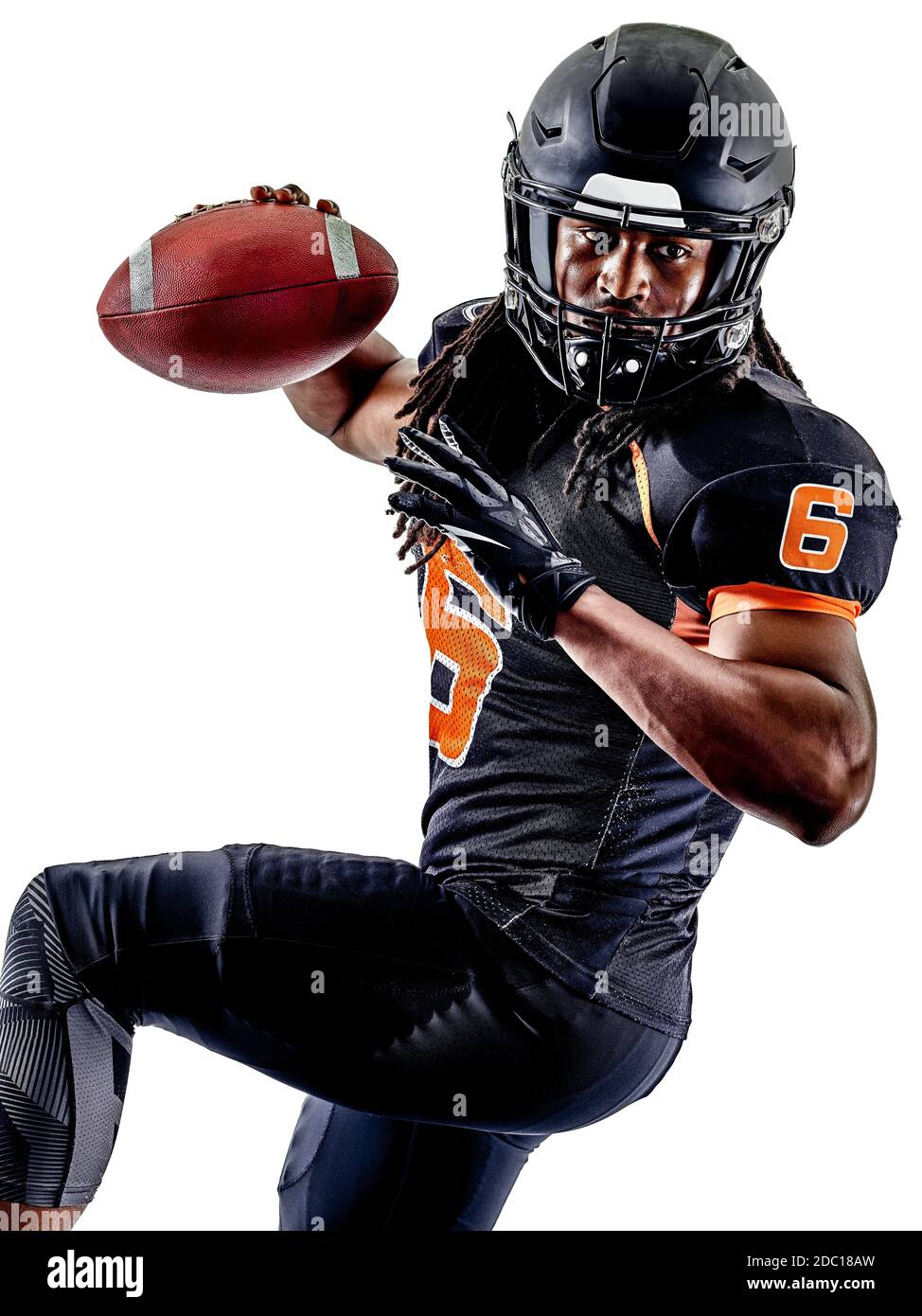 Football quarterback white background hi-res stock photography and ...