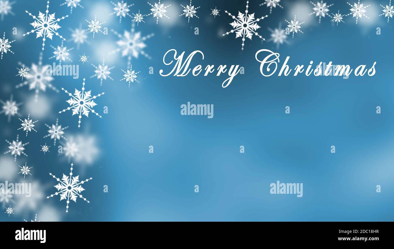 Christmas background in blue design - greeting card with place for your ...