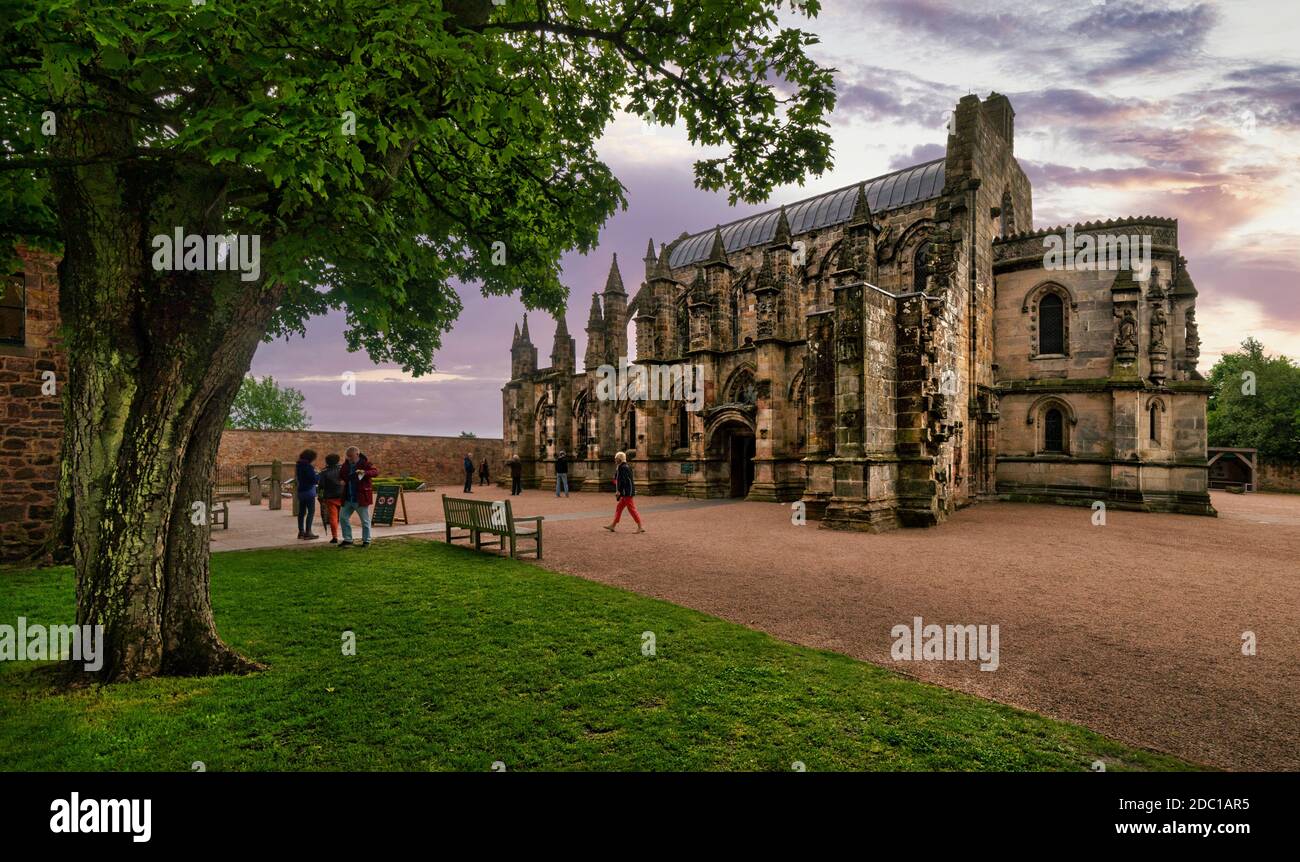 Rosslyn Chapel near Edinburgh, Scotland Stock Photo - Alamy