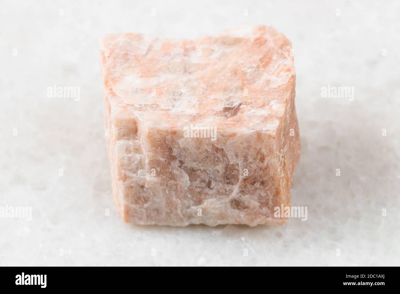 closeup of sample of natural mineral from geological collection ...