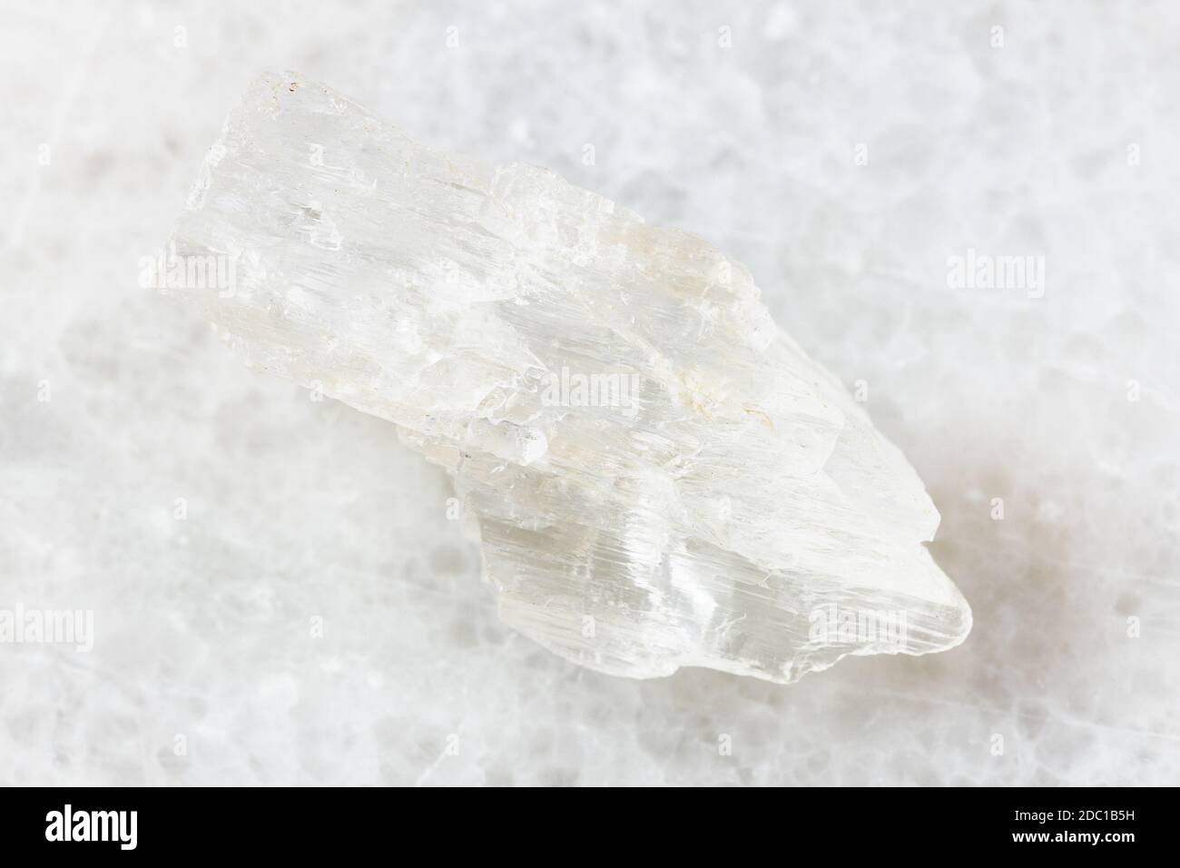 closeup of sample of natural mineral from geological collection - rough ...
