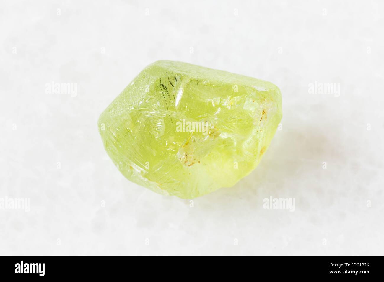 closeup of sample of natural mineral from geological collection - rough ...