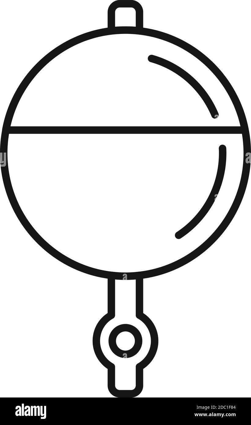 Bobber activity icon, outline style Stock Vector Image & Art - Alamy