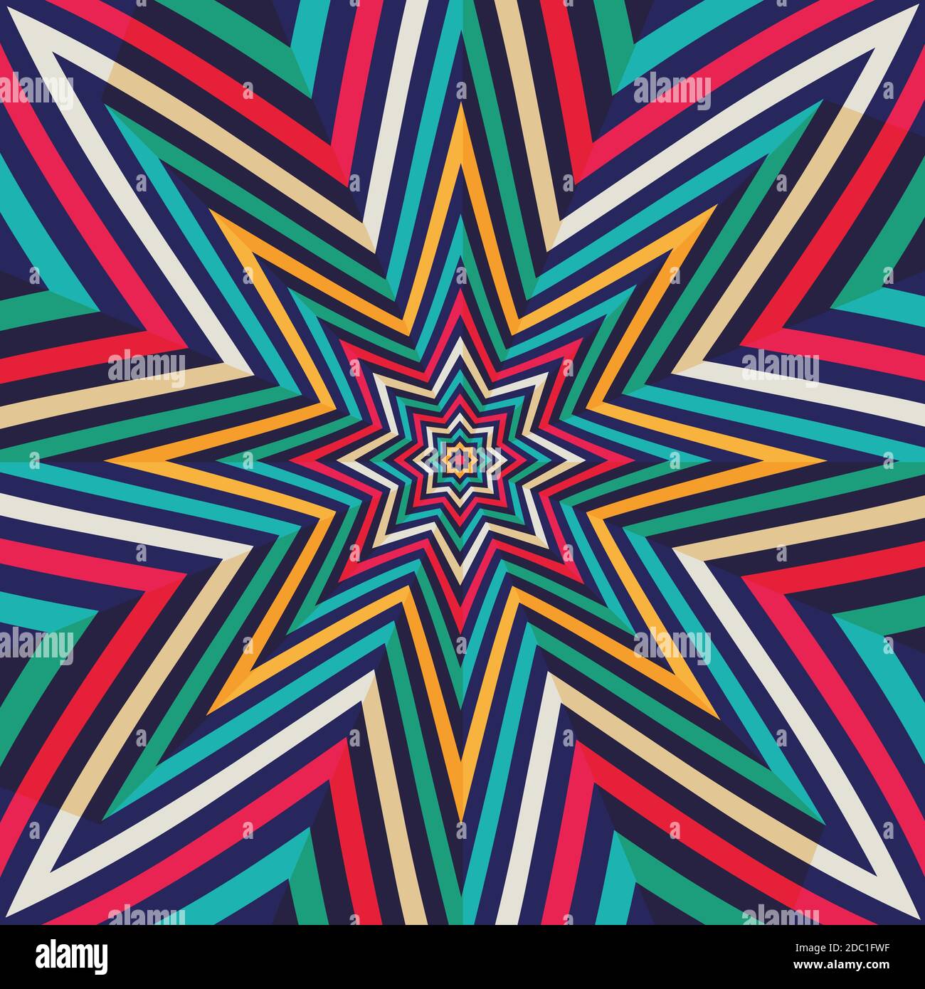 Zig zag colorful wave pattern Stock Vector Images - Alamy