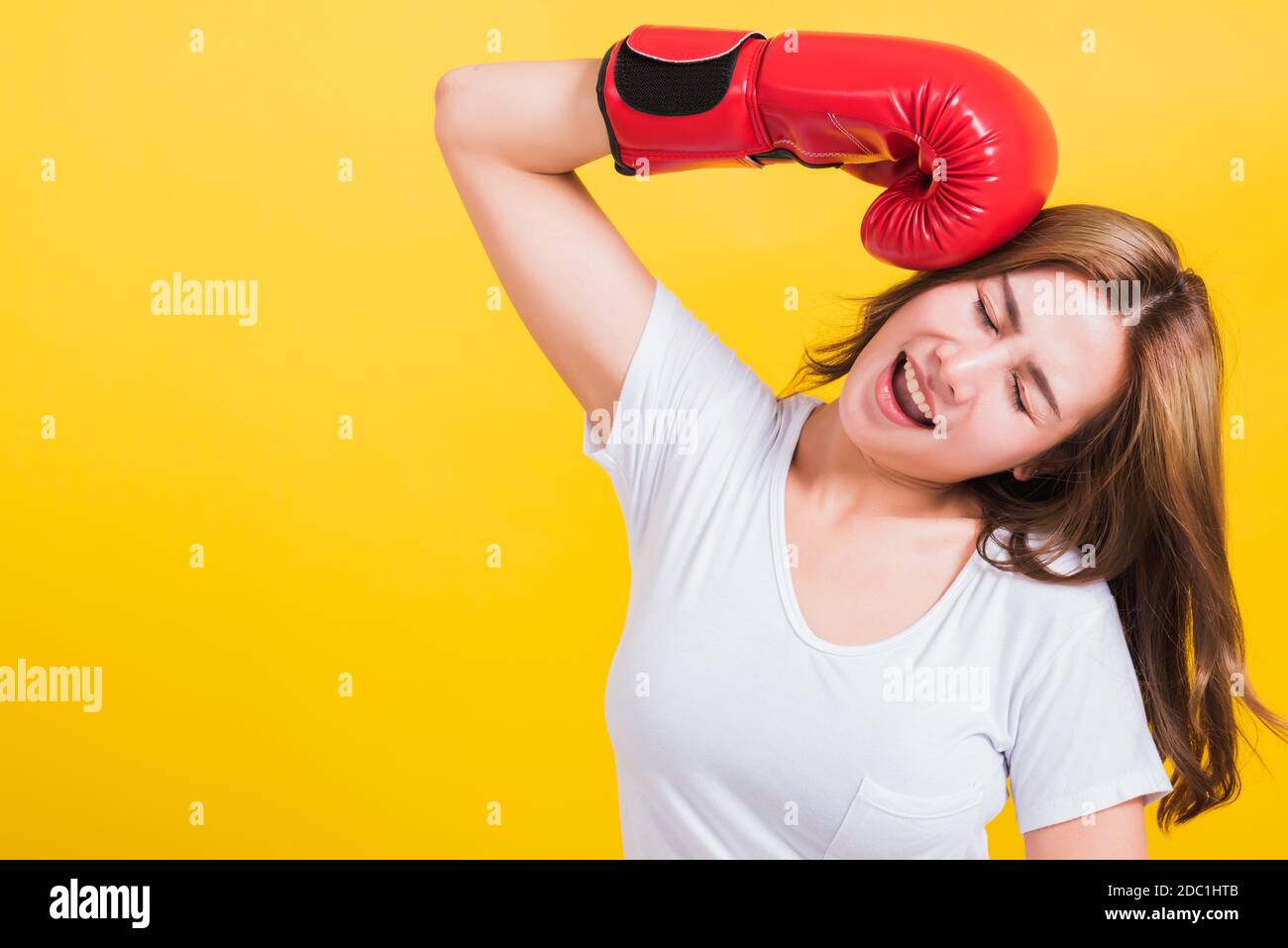Girl Head In The Punch