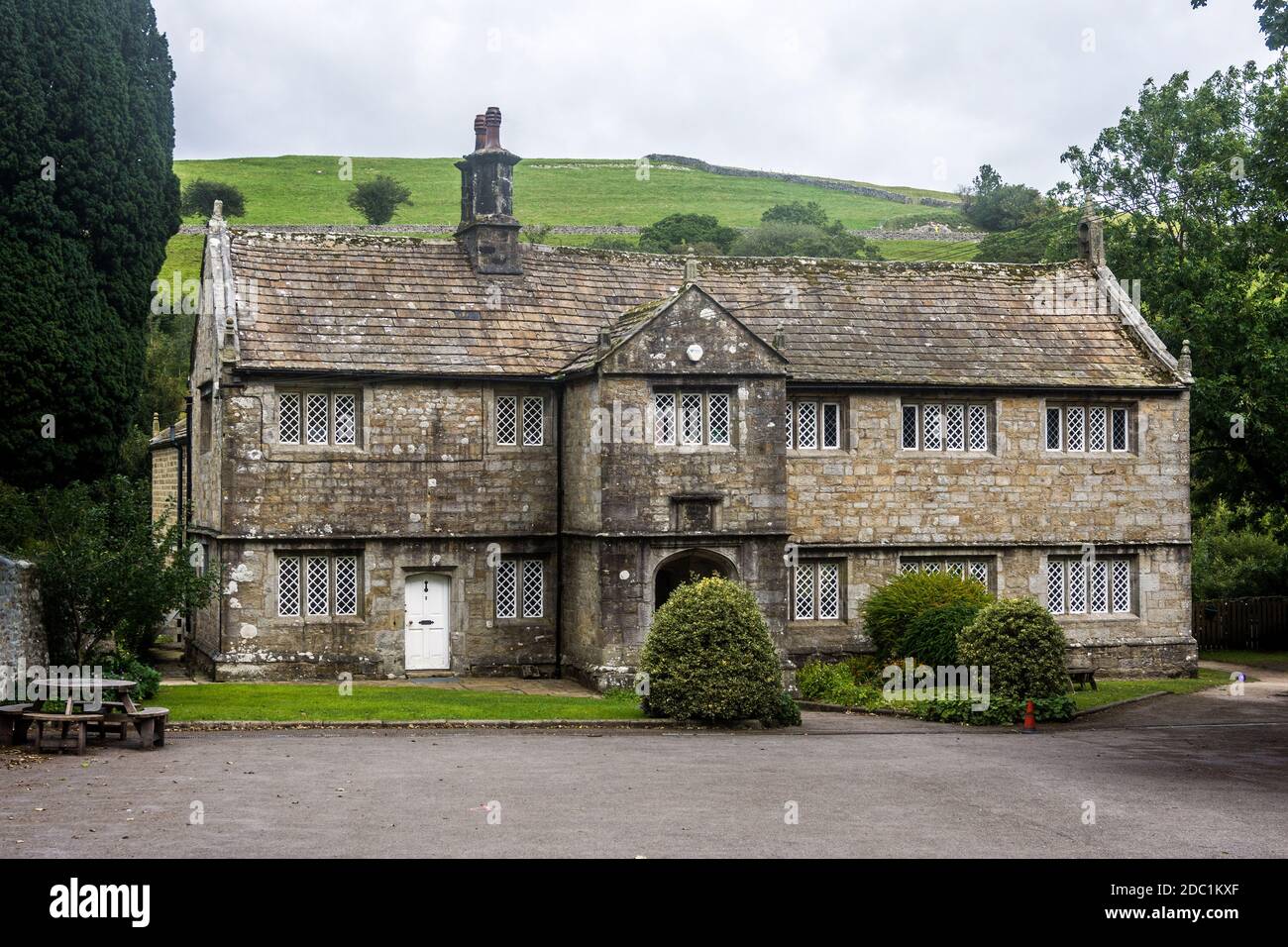 The 16th. century Burnsall Village Primary School in North Yorkshire ...