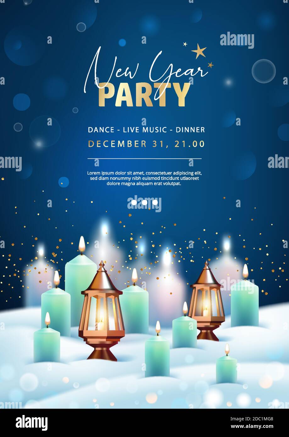 Year party at Stock Vector Images - Alamy