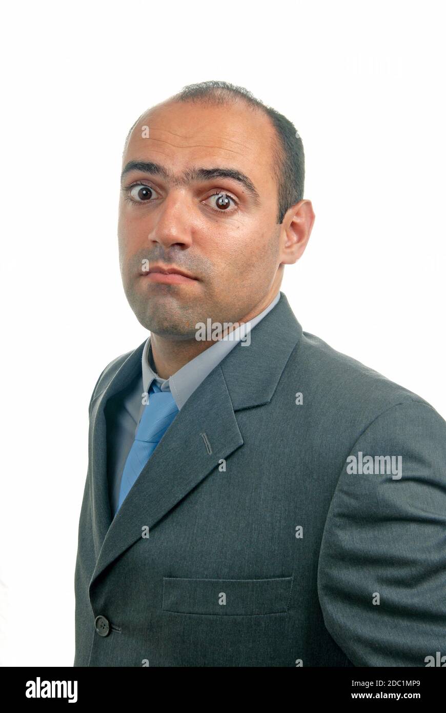 young business men portrait isolated on white Stock Photo - Alamy