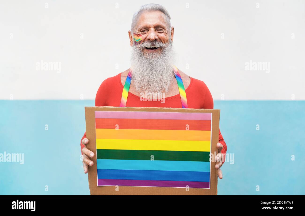 Elderly gay man hi-res stock photography and images - Alamy