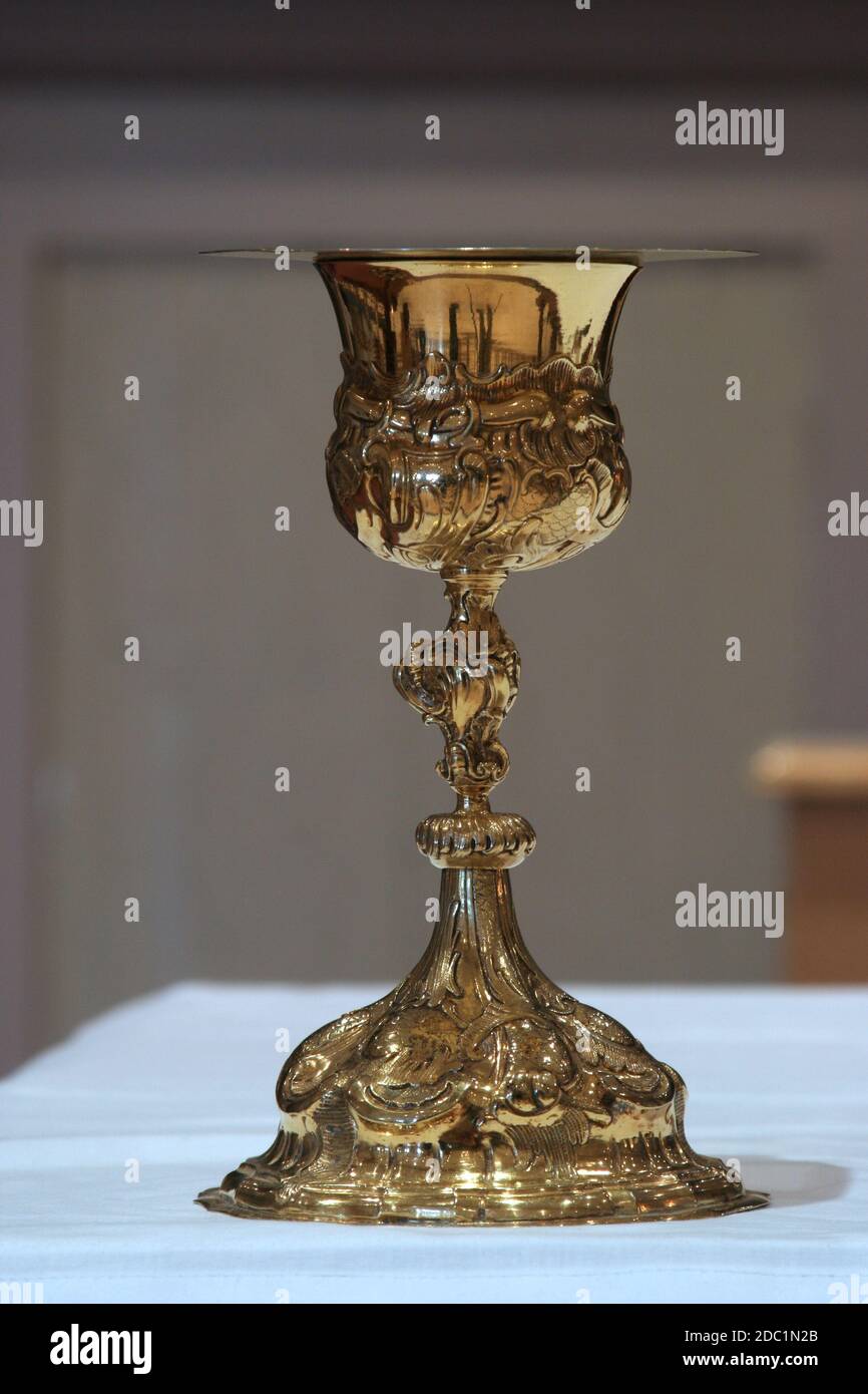 You must give me the golden cup hi-res stock photography and images - Alamy