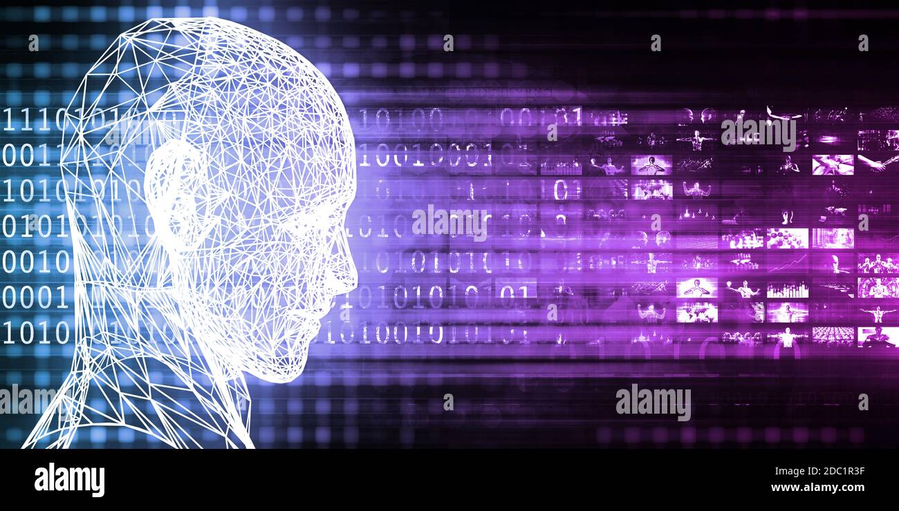 Science Engineering Abstract with Atomic Helix Art Stock Photo - Alamy