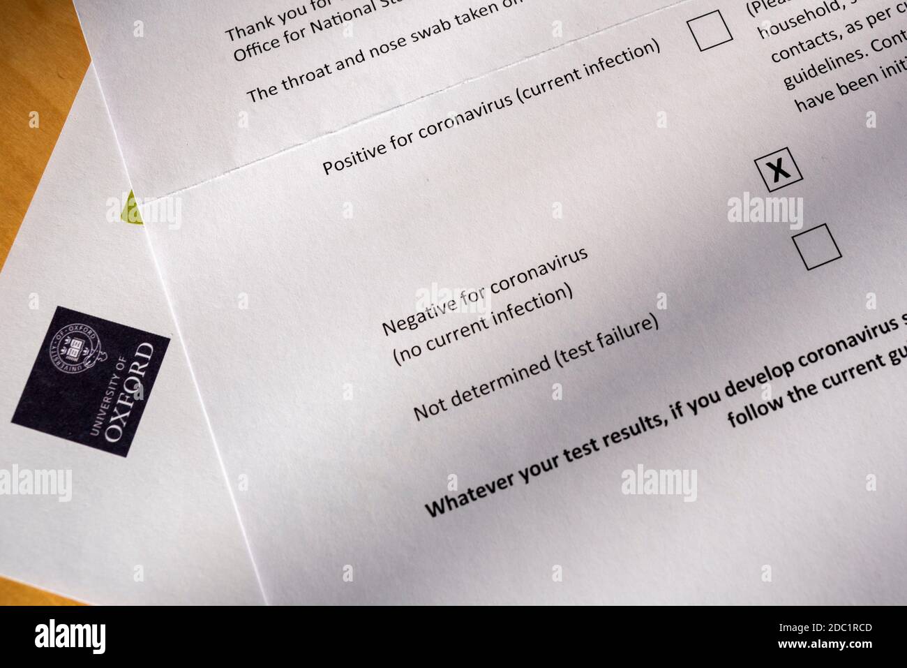 Coronavirus test result letter. Negative test result for COVID 19 ...
