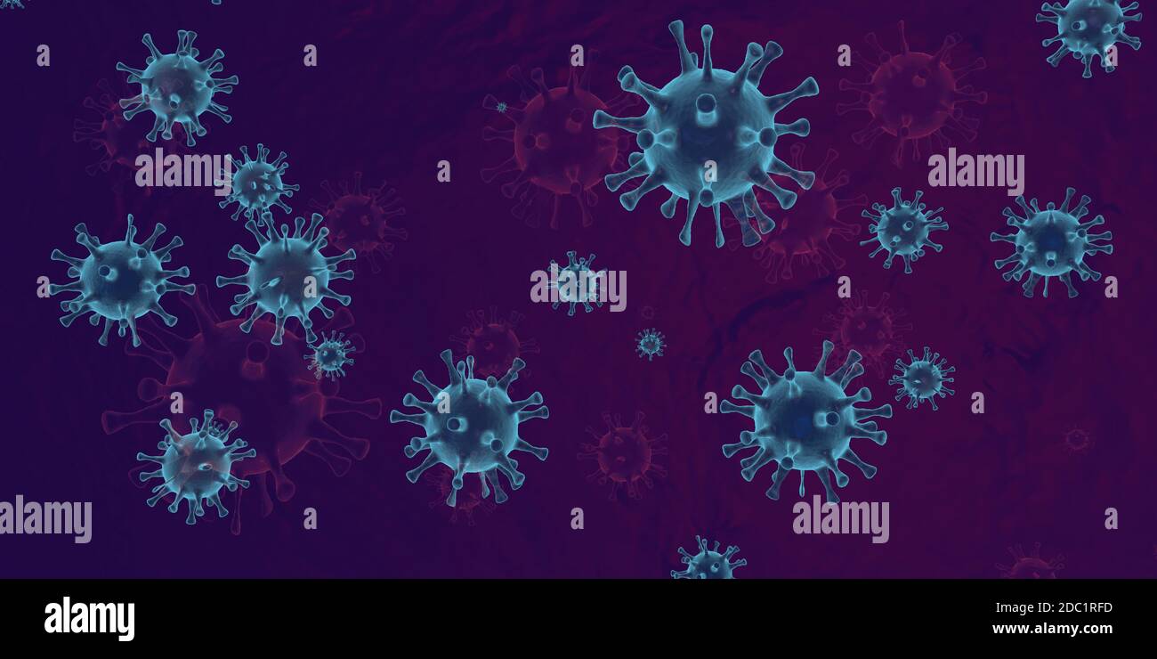 Bacteria Background as a Science Creative Concept Art Stock Photo - Alamy