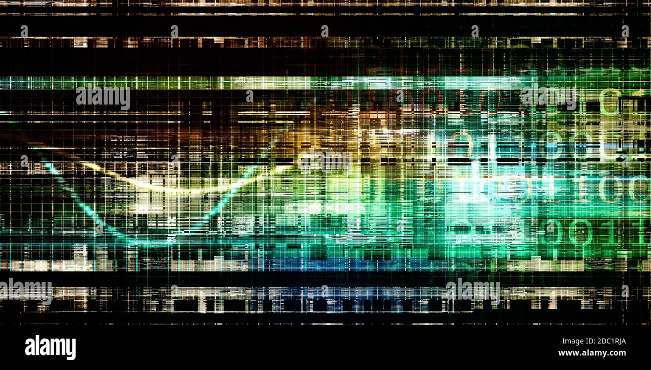 Multimedia Background For Digital Network On The Internet Stock Photo ...