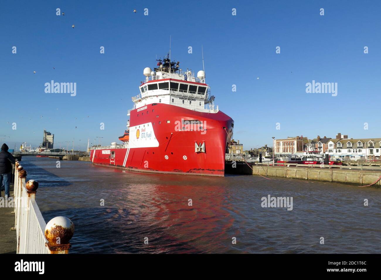 Offshore Supply Ship Stock Photo - Alamy