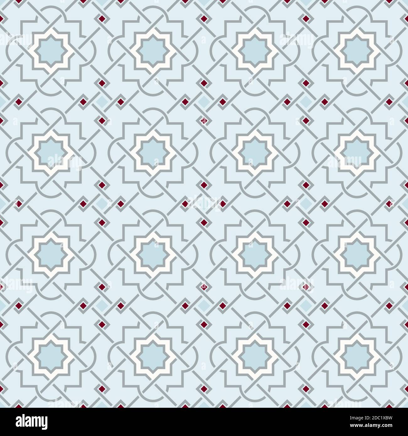 Traditional arabic tangled lattice pattern. Seamless vector background ...