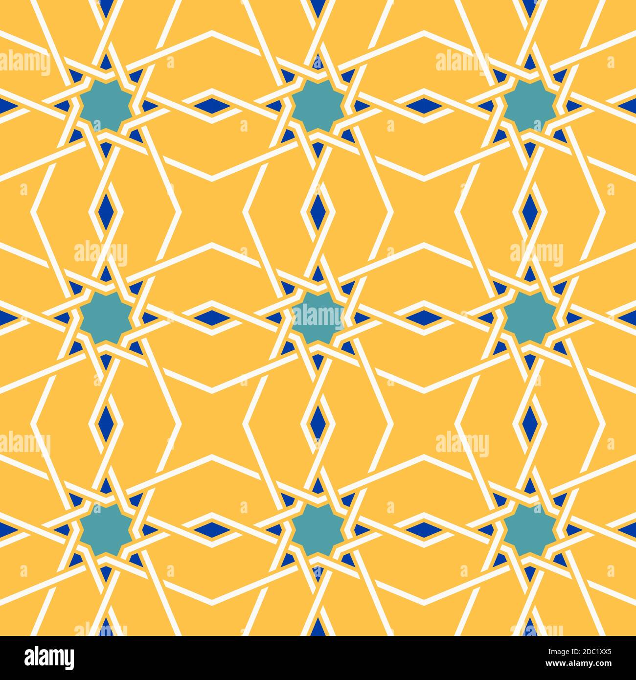 Traditional arabic tangled pattern. Seamless vector background. Plain ...