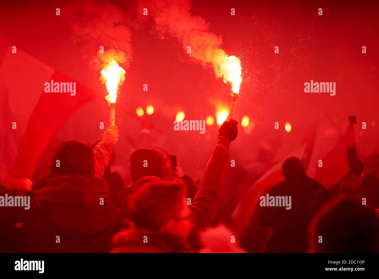 Flare bombs hi-res stock photography and images - Alamy