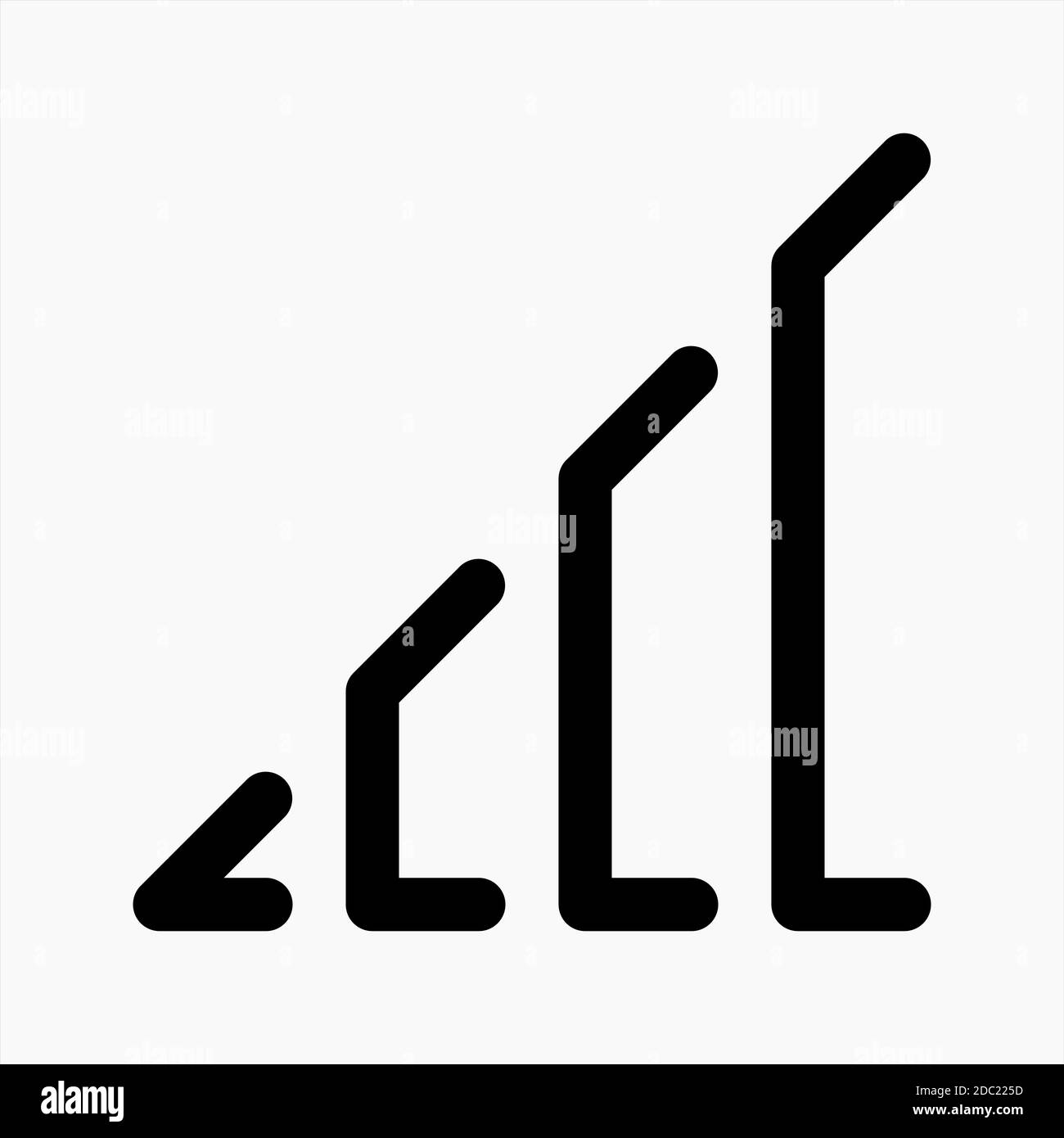 Signal strength icon hi-res stock photography and images - Alamy