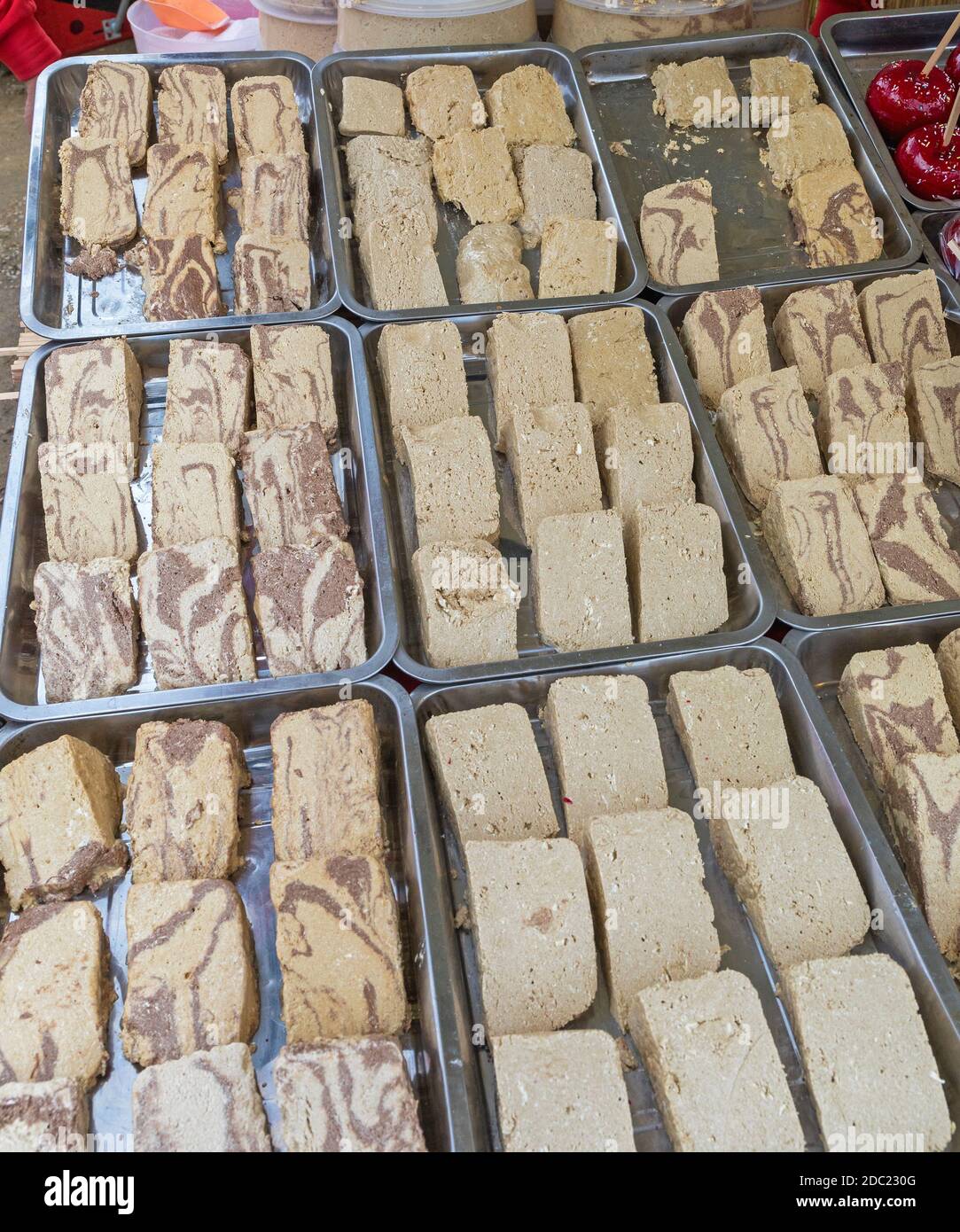 Halva Dense Sweet Confections Originating in Middle East Stock Photo ...