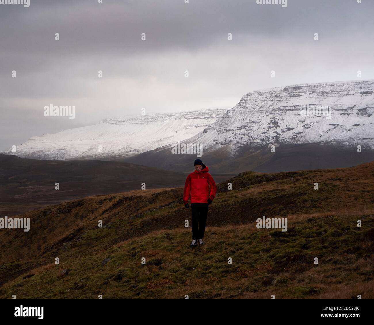 Walking alone in nature Stock Photo - Alamy