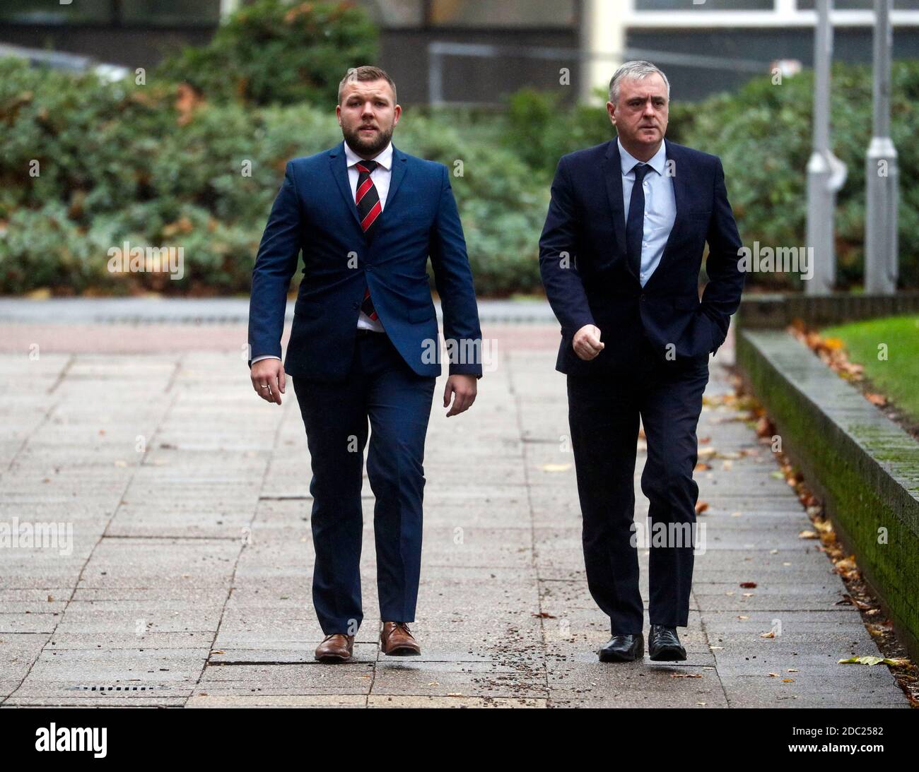 Birmingham-based Pc Declan Jones (left) arriving at Coventry ...