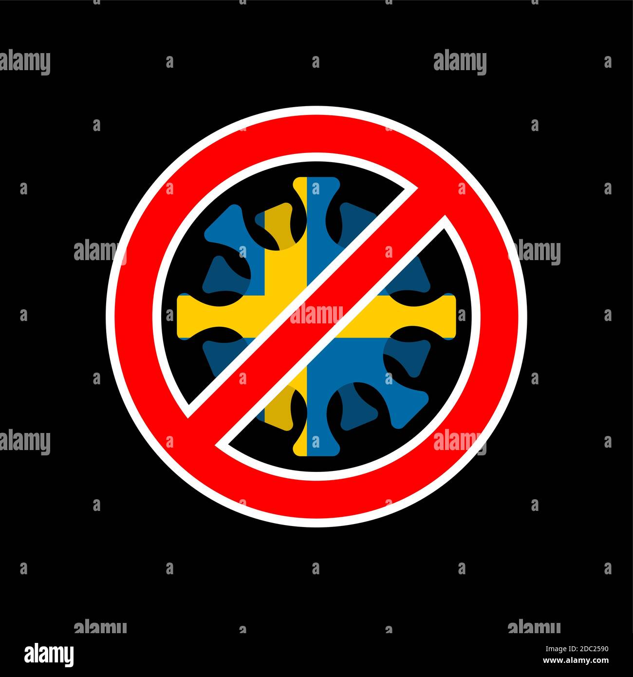 Swedish stop sign Stock Vector Images - Alamy