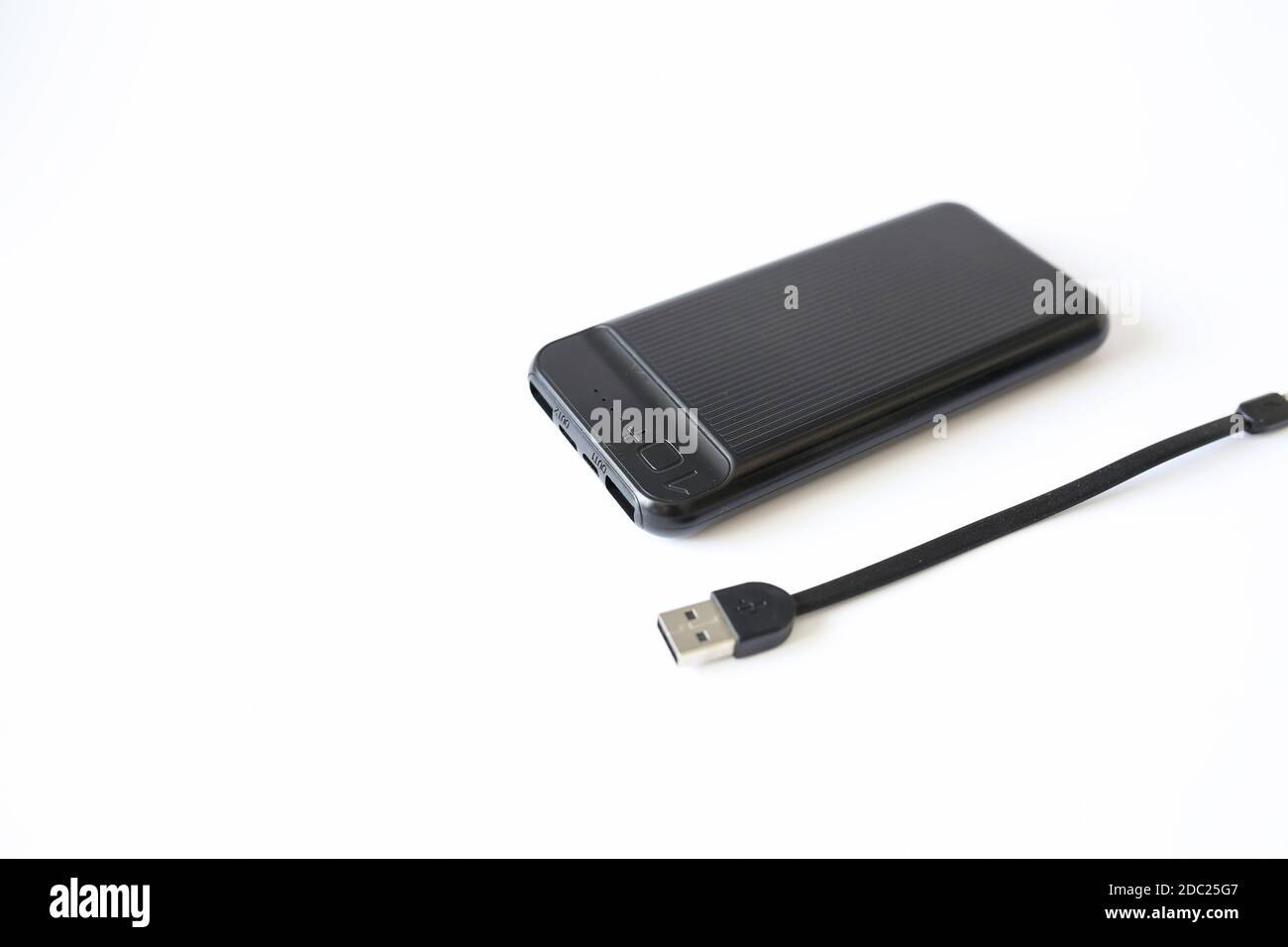 Power bank isolated on a white background Stock Photo - Alamy