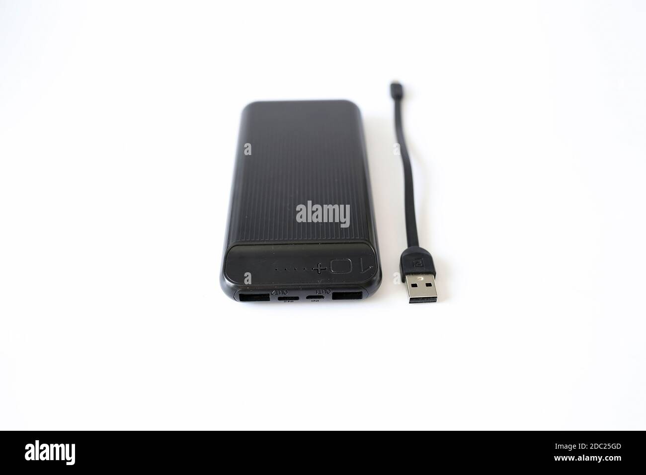 Power bank isolated on a white background Stock Photo - Alamy
