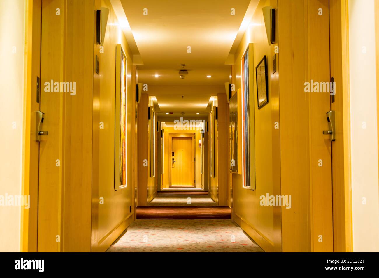 Guest house corridor hi-res stock photography and images - Alamy