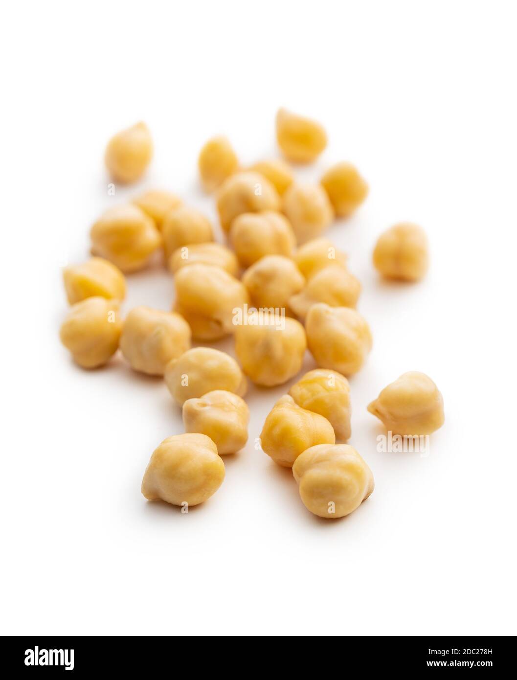 Chickpeas white background cut out Cut Out Stock Images & Pictures - Alamy