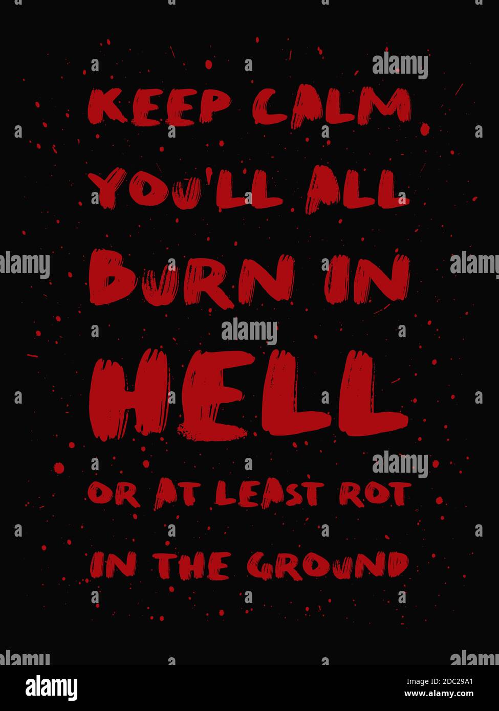 Burn in hell hi-res stock photography and images - Alamy