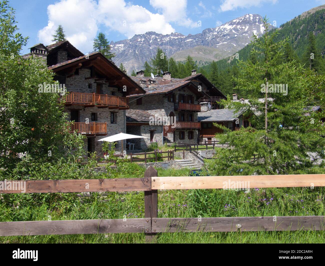 courtaud,val de rhemes,aoste,italie Stock Photo - Alamy