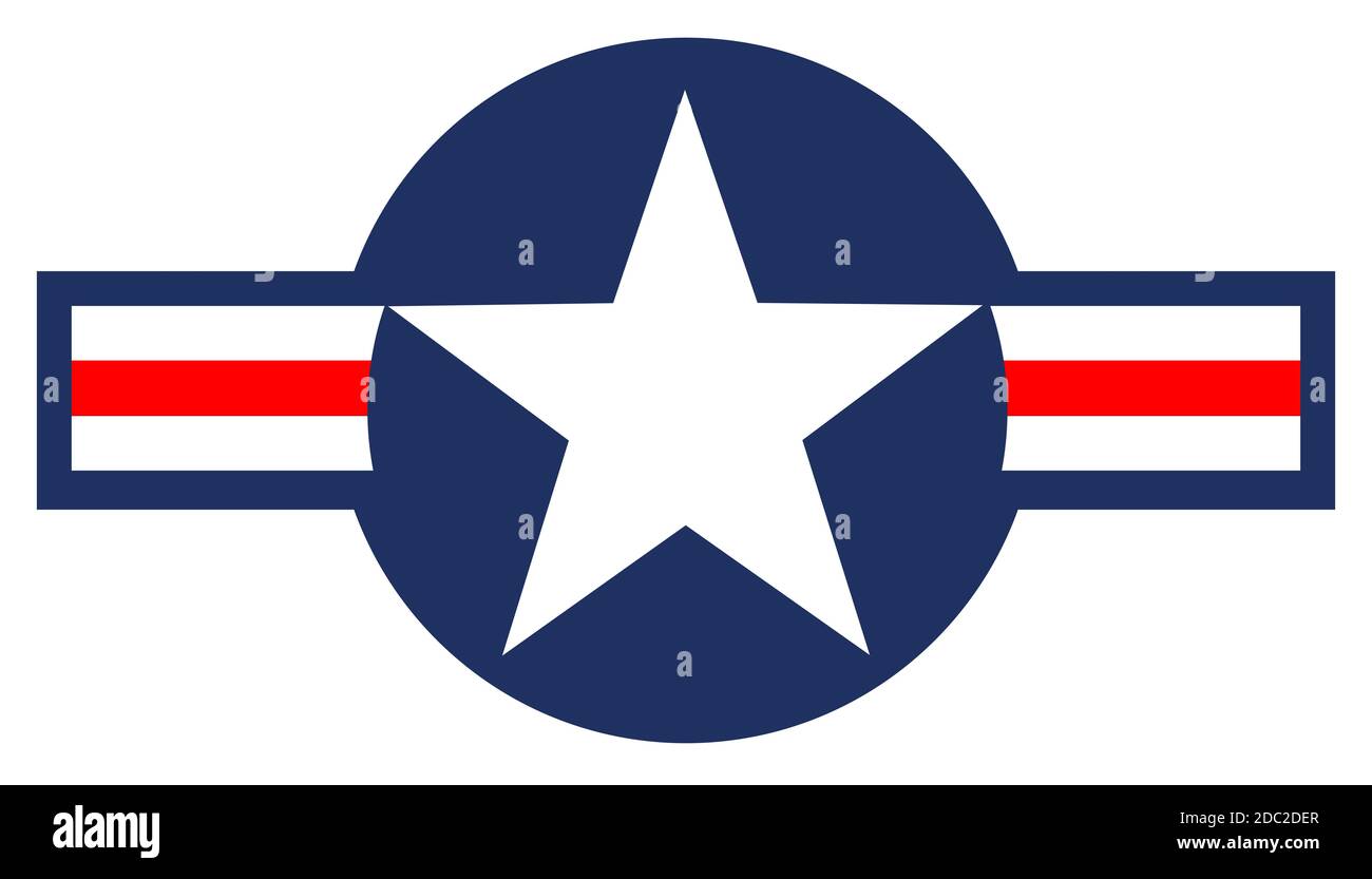 Markings from a USAF aircraft of thelate 1940s Stock Photo - Alamy