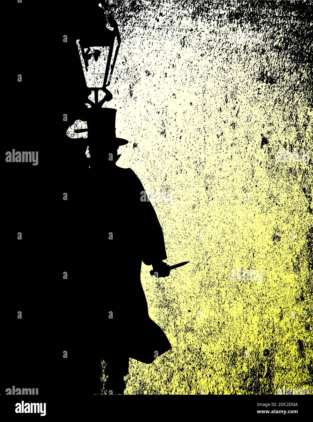 Jack the ripper illustration hi-res stock photography and images - Alamy